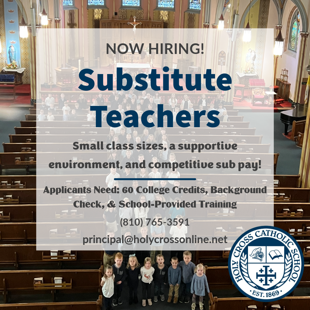 Join Our Team - Holy Cross Catholic School